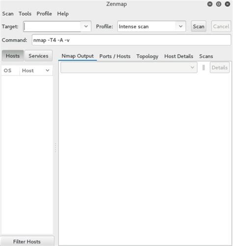 Example Zenmap Scan Nmap