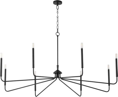 Quorum 6238 8 59 Providence Contemporary Matte Black Lighting