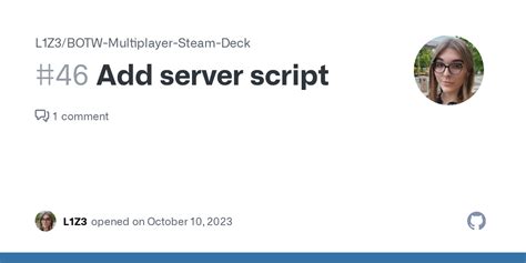 Add Server Script Issue 46 L1Z3 BOTW Multiplayer Steam Deck GitHub