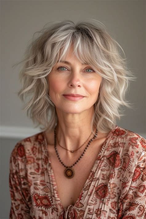 17 Short Bob Cuts With Bangs For A Stylish Makeover Over 60 In 2024 Messy Short Hair Chin