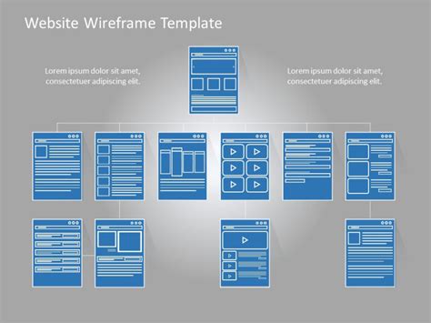Website Wireframe 02 Powerpoint Template Slideuplift