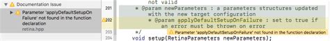 Xcode Not A Doxygen Trailing Comment Stack Overflow