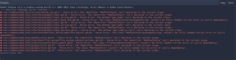 floods the editor output with errors when the plugin is disabled