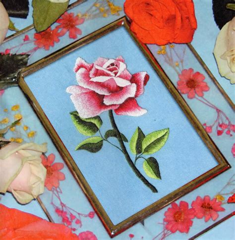 Ledi Рукодельница Вышивка цветов гладью