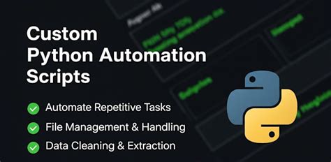 Automate Tasks With A Python Script By Brockblanks Fiverr