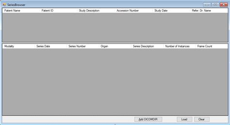 Load Dicomdir Using A Series Browser Dialog Winforms C Net 6 Leadtools Sdk Tutorials Help