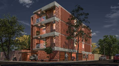 Edificio Multifamiliar Villa H Arquitectos Del Paraguay Galería De