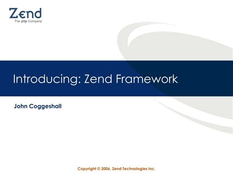 Ppt Introducing Zend Framework Powerpoint Presentation Free Download Id9128234