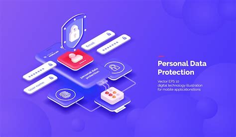 Premium Vector Data Protection Security Icons