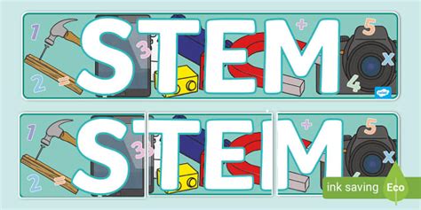 Stem Banner Display Twinkl Teacher Made Twinkl