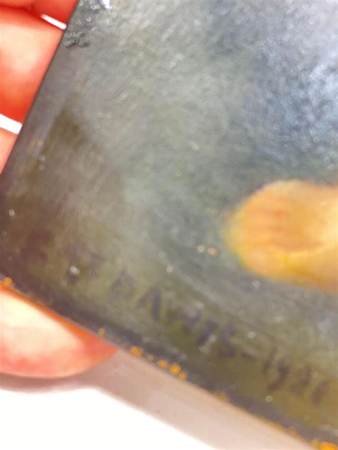 Original Oil Painting By Germaine Dawis France 1921 A Nude Redhead