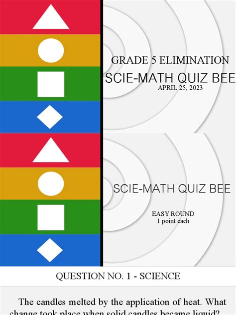 Math Science Quiz Bee Grade 5 Pdf Flowers Pollination