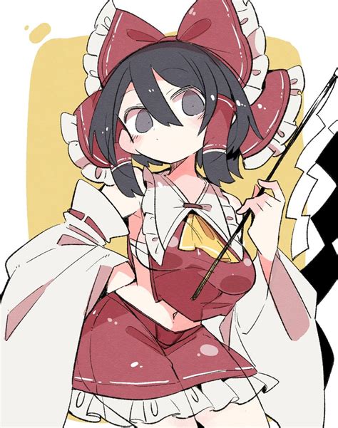 Hakurei Reimu Touhou Drawn By Massakasama Danbooru