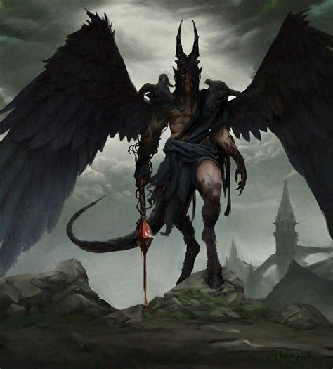 Asmodeus Card Art Alex Kuhn In 2025 Demon Art Card Art Asmodeus Demon