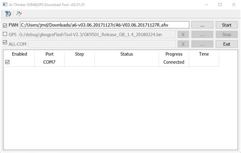 Ai Thinker A6 Module Firmware Update