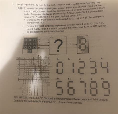 Solved 1 Complete Problem 312 From The Text Book Space