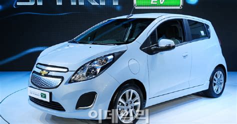 한국gm 순수전기차 스파크ev 출시 3990만원
