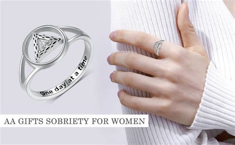 Aa Sobriety Ts 925 Sterling Silver Aa Alcoholics Anonymous Ring