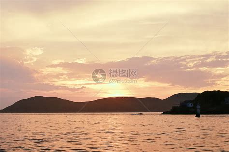 夕阳西下高清图片下载 正版图片500156161 摄图网