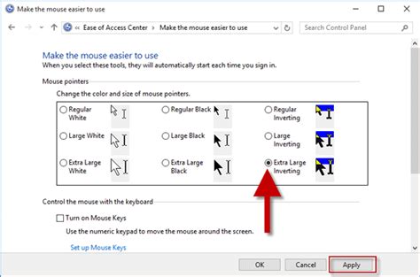 Ways To Change Size And Color Of Mouse Pointer In Windows