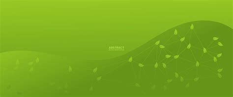 Abstract Green Colorful Geometric Background With Triangle Shape