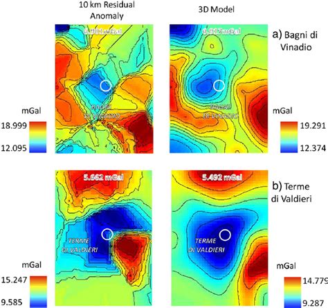 Final Results Of The 3d Gravity Data Processing Left Residual Gravity