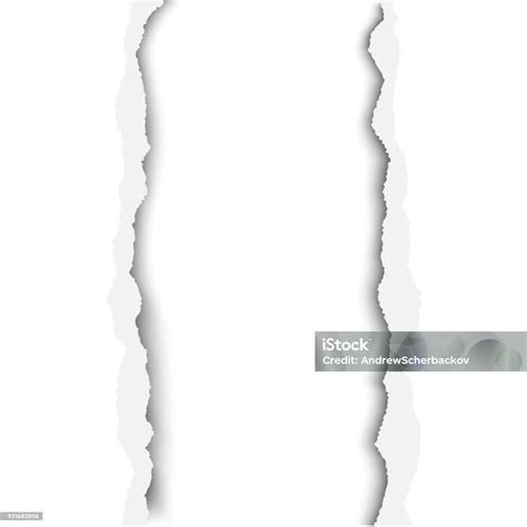 비정형된 수직 구멍 종이 시트입니다 주요 배경 및 결과 창 흰색입니다 구멍의 가장자리는 부드러운 그림자 서식 파일 종이 디자인 0명에 대한 스톡 벡터 아트 및 기타 이미지