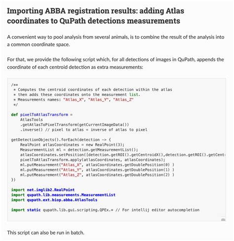 Abba Registration And Qupath Segmentation Time For Axons Image