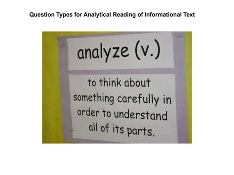 Analytical Questions For Info Text1 Pptx