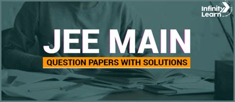 JEE Mains Previous Year Question Paper With Solution Pdf Download