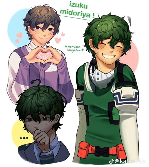 Silly Deku Drawings ☆artist Katsuuba Drawing Artist Favorite