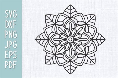 Flower Mandala Svg