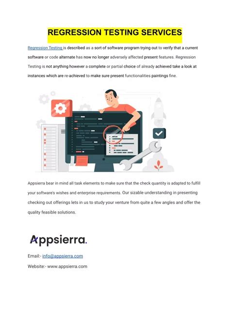 ppt regression testing services powerpoint presentation free