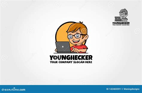 Hacker Logo Design Cyber Security Hacker Anonymous Hacker Logo Template Cartoon Vector