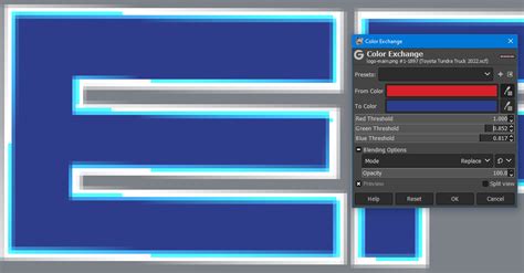 What Is The Most Effective Way To Swap Exchange Colors In GIMP When I Know The Two Colors That
