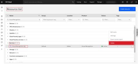 Ibm Watson Visual Recognition Creating And Deleting Instances