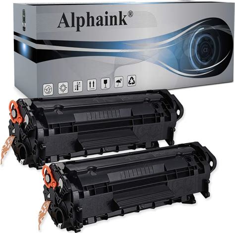 Alphaink 2 Toner Compatibili Per Hp 12a Q2612a Per Stampanti Hp