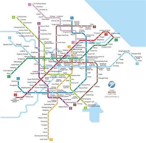 Ningbo Metro Map