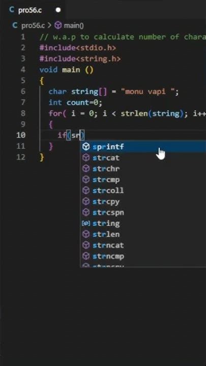 Count String Value In Language Calculate String Length Number Count In C Programming Reels