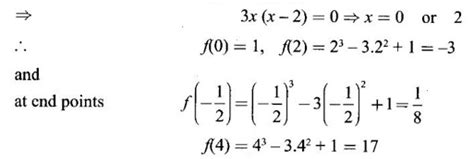Maxima And Minima Of A Function Of One Variable Definition Theorem