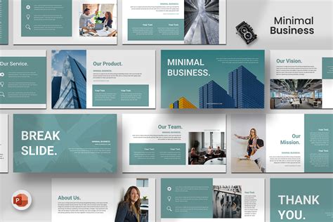 Minimal Business Powerpoint Template Graphic By Qrdesignstd