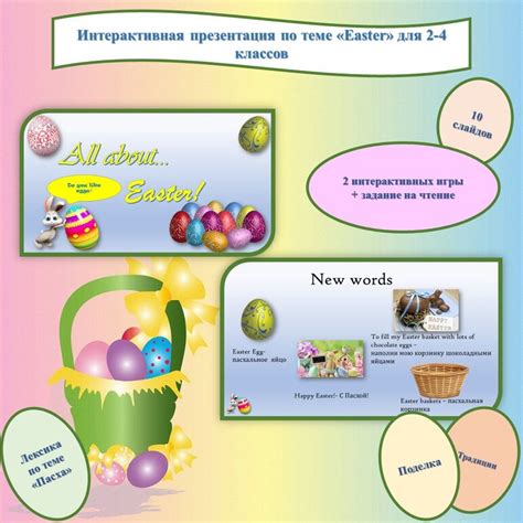 Презентация к уроку английского языка по теме Пасха для 2 по 4 класс