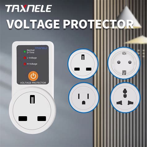 Automatic Voltage Protector Socket Switcher Ac 220v 16a Power Surge