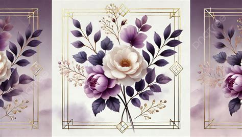 우아한 꽃 대칭 꽃무늬 배경 벽지 디자인 배경 일러스트 및 사진 무료 다운로드 Pngtree