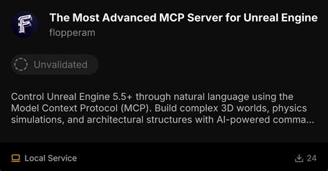 The Most Advanced Mcp Server For Unr · Lobehub