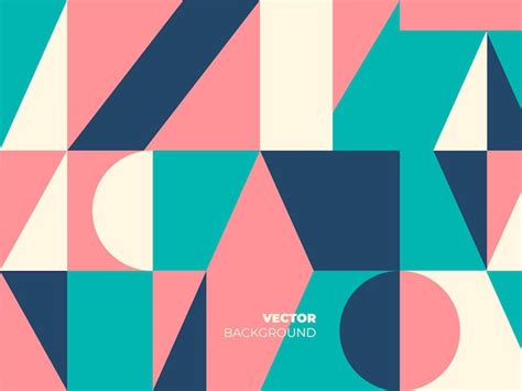Premium Vector Abstract Background With Half Circle Square Line Dot Wave Geometric Textures