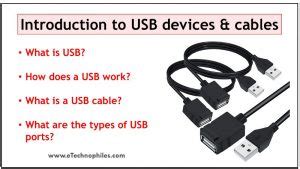 What Are USB Devices Working Types Applications