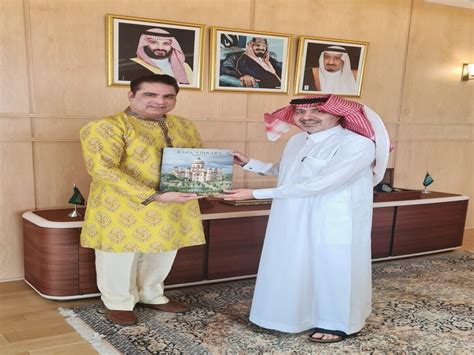 Naved Miyan Met The Ambassador Of Saudi Arabia सऊदी अरब के राजदूत से मिले नवेद मियां रामपुर न्यूज