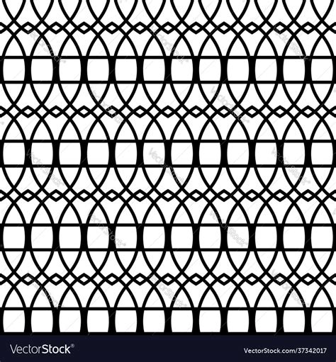 Design Seamless Monochrome Zigzag Pattern Vector Image