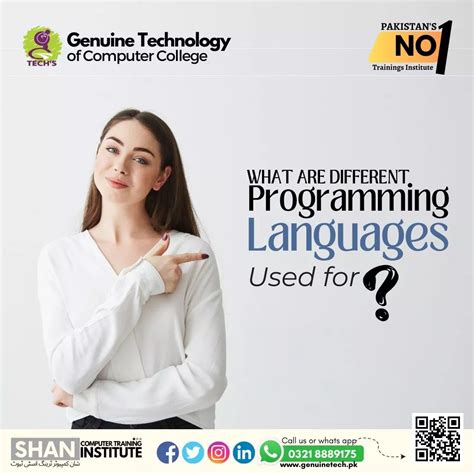 What Are Different Programming Languages Used For